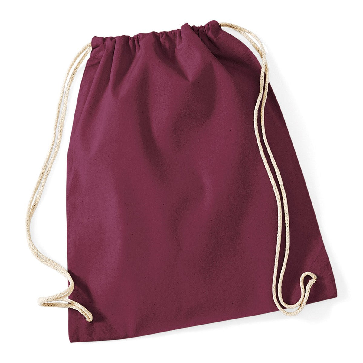 Burgundy - Cotton gymsac – Custom Planet