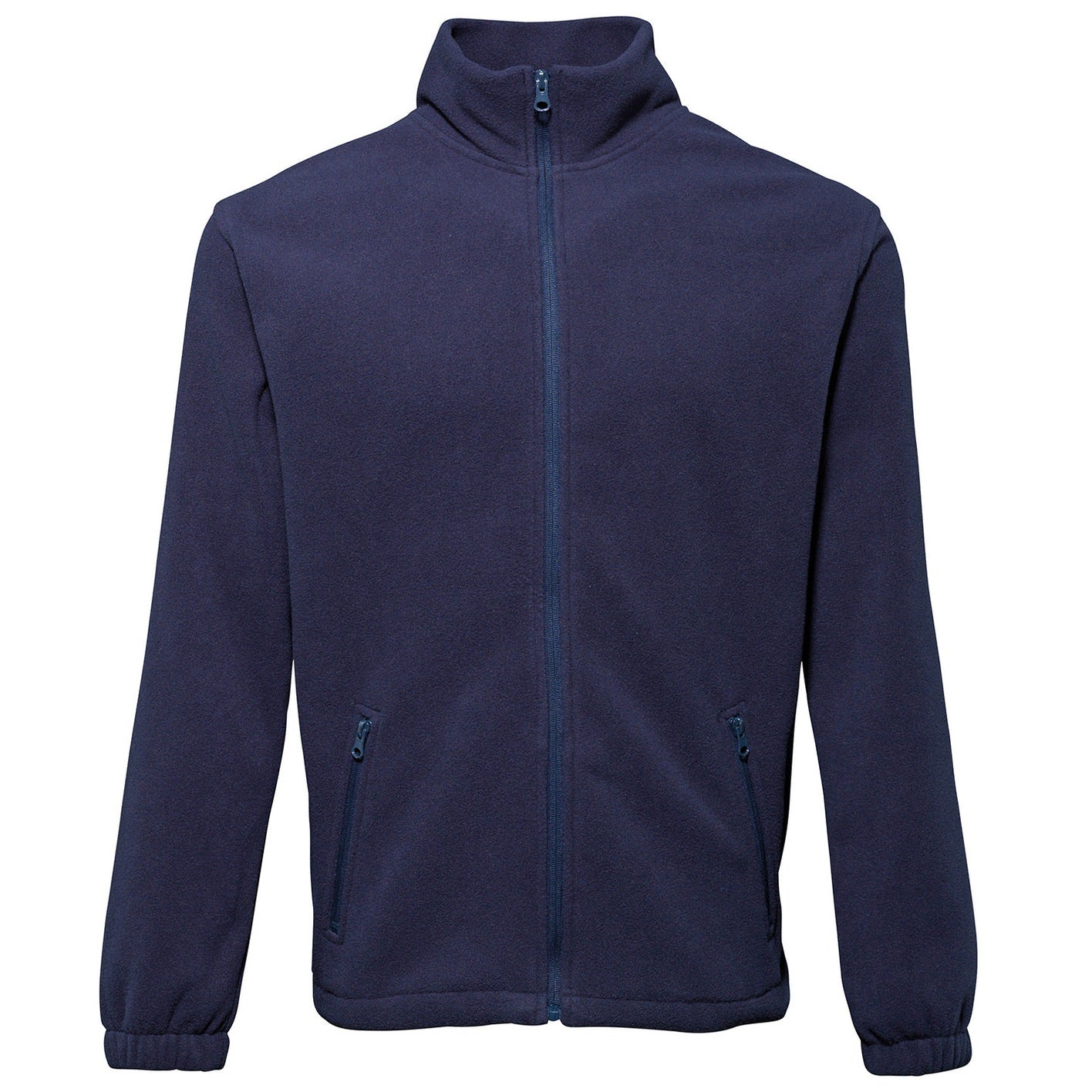 Navy - Full-zip fleece – Custom Planet