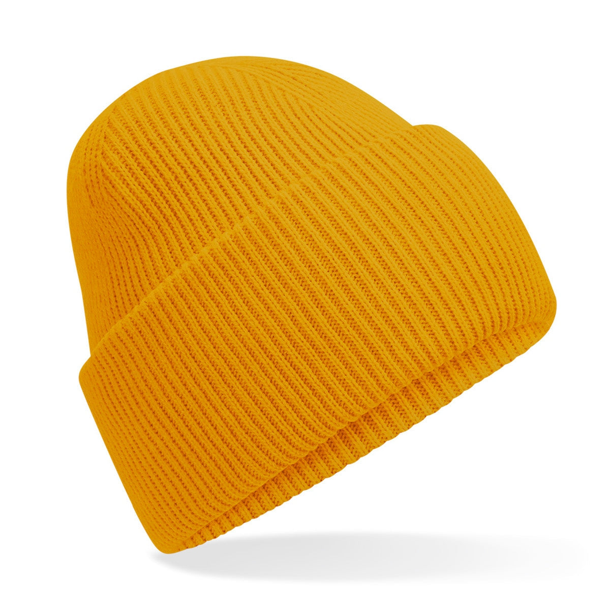 Mustard - Classic engineered deep-cuffed beanie – Custom Planet