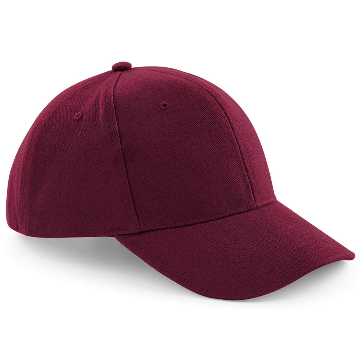 Burgundy - Pro-style heavy brushed cotton cap – Custom Planet