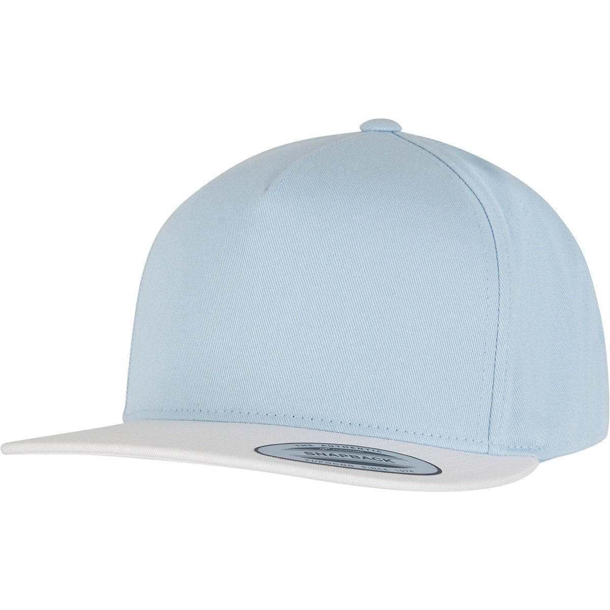 Light Blue/White - Classic 5-panel snapback (6007) – Custom Planet